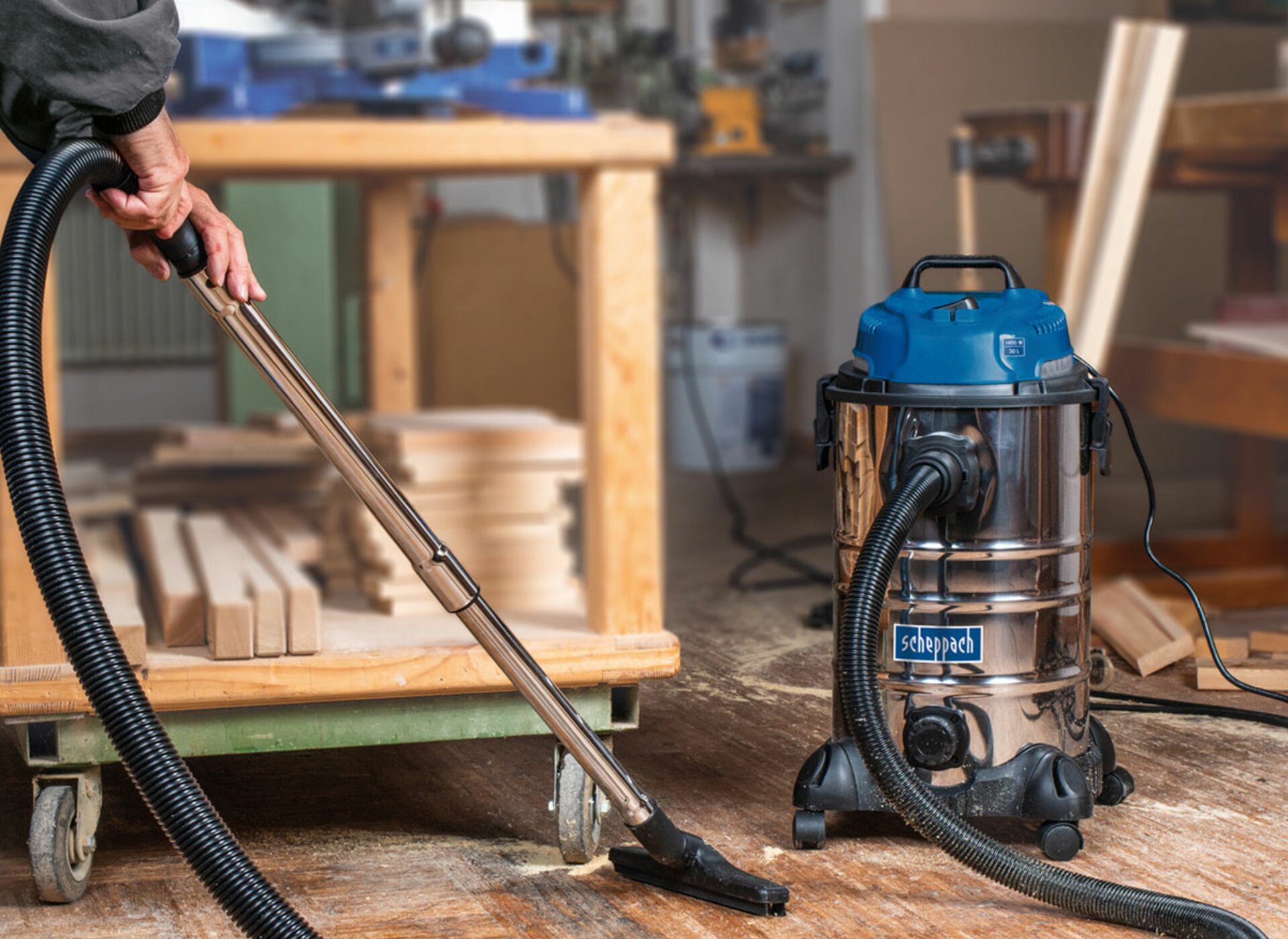 Aspirer | Aspirateur humide/à sec scheppach & Installations d’aspiration | scheppach